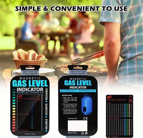 Reusable Magnet Gas Tank Level Indicator